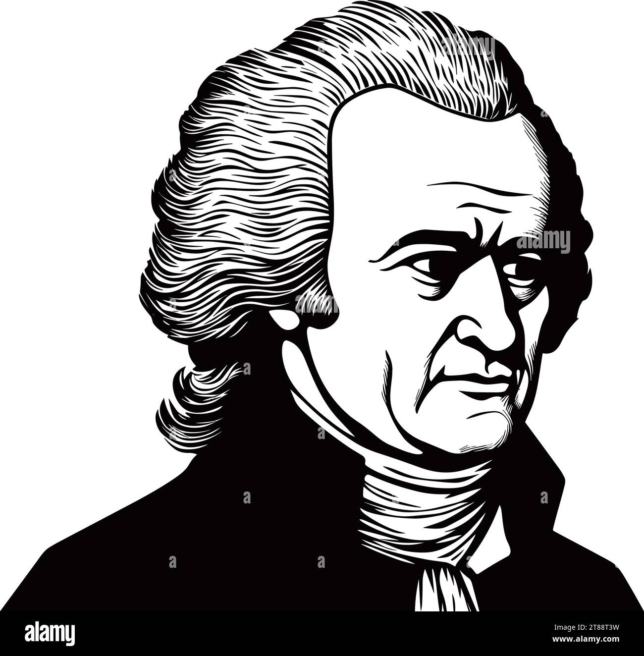 Portrait serious looking man Stock Vector Images - Alamy
