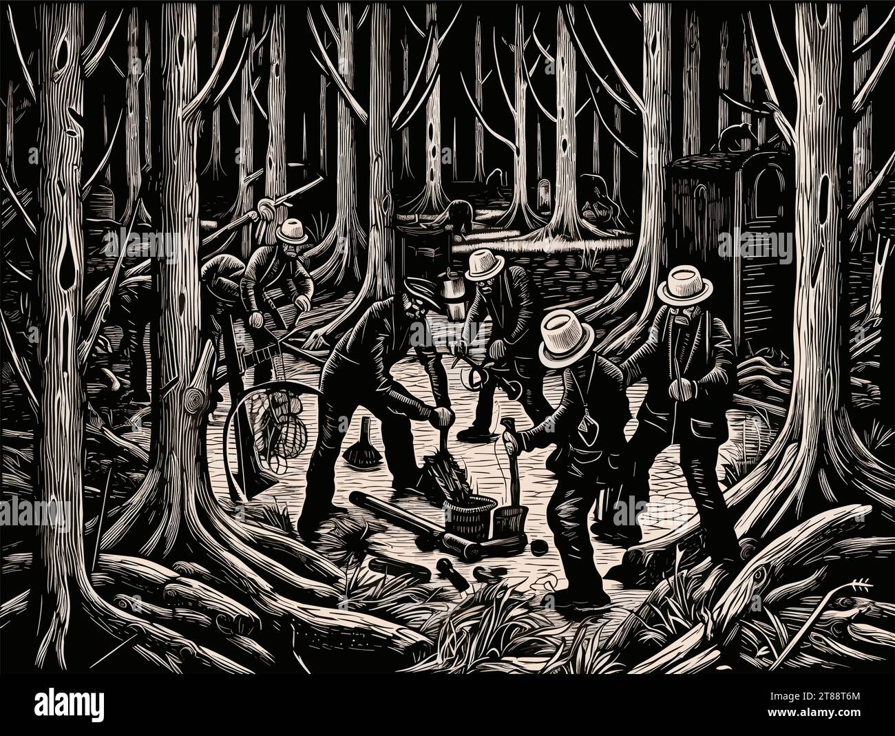 Food in antique environment Stock Vector Images - Alamy