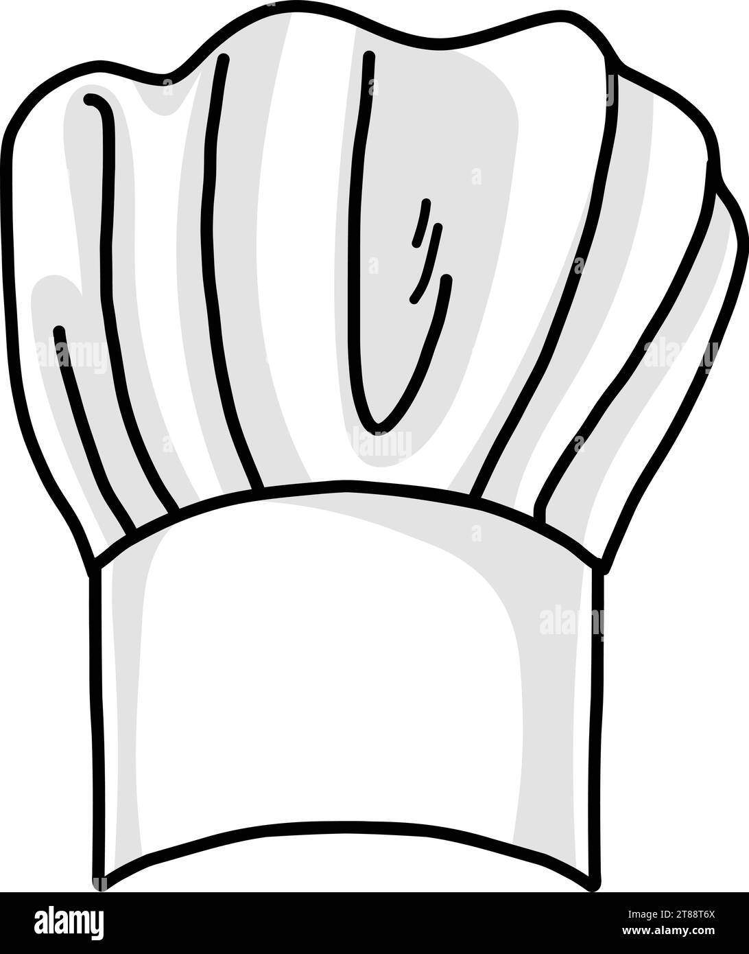 Chef Hat Cartoon Drawing Icon Vector Art Stock Vector Image & Art - Alamy