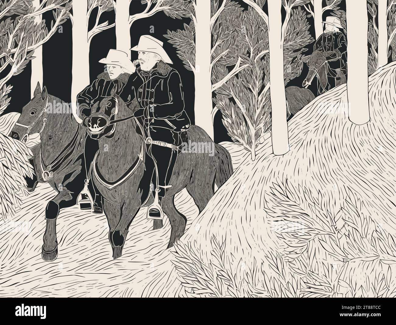 White men in africa Stock Vector Images - Alamy