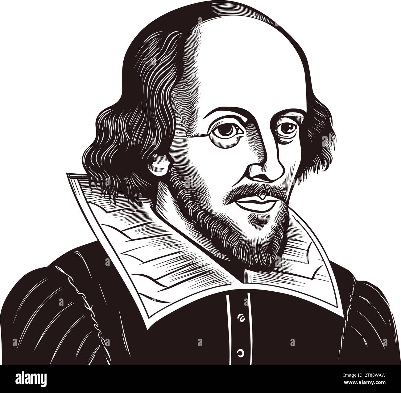 Old fashioned man portrait illustration hi-res stock photography and ...