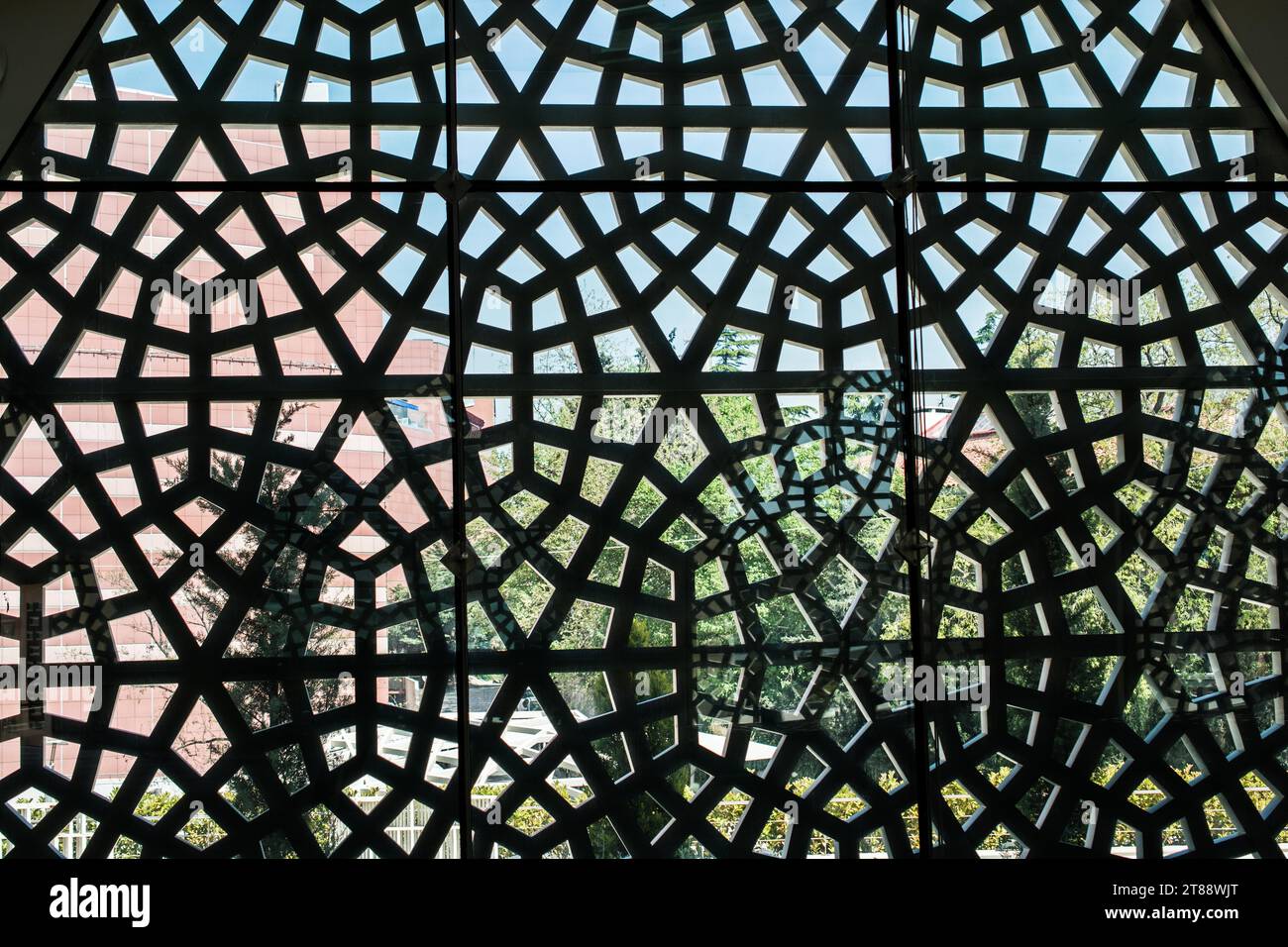 Ottoman Turkish art with geometric patterns in view Stock Photo - Alamy