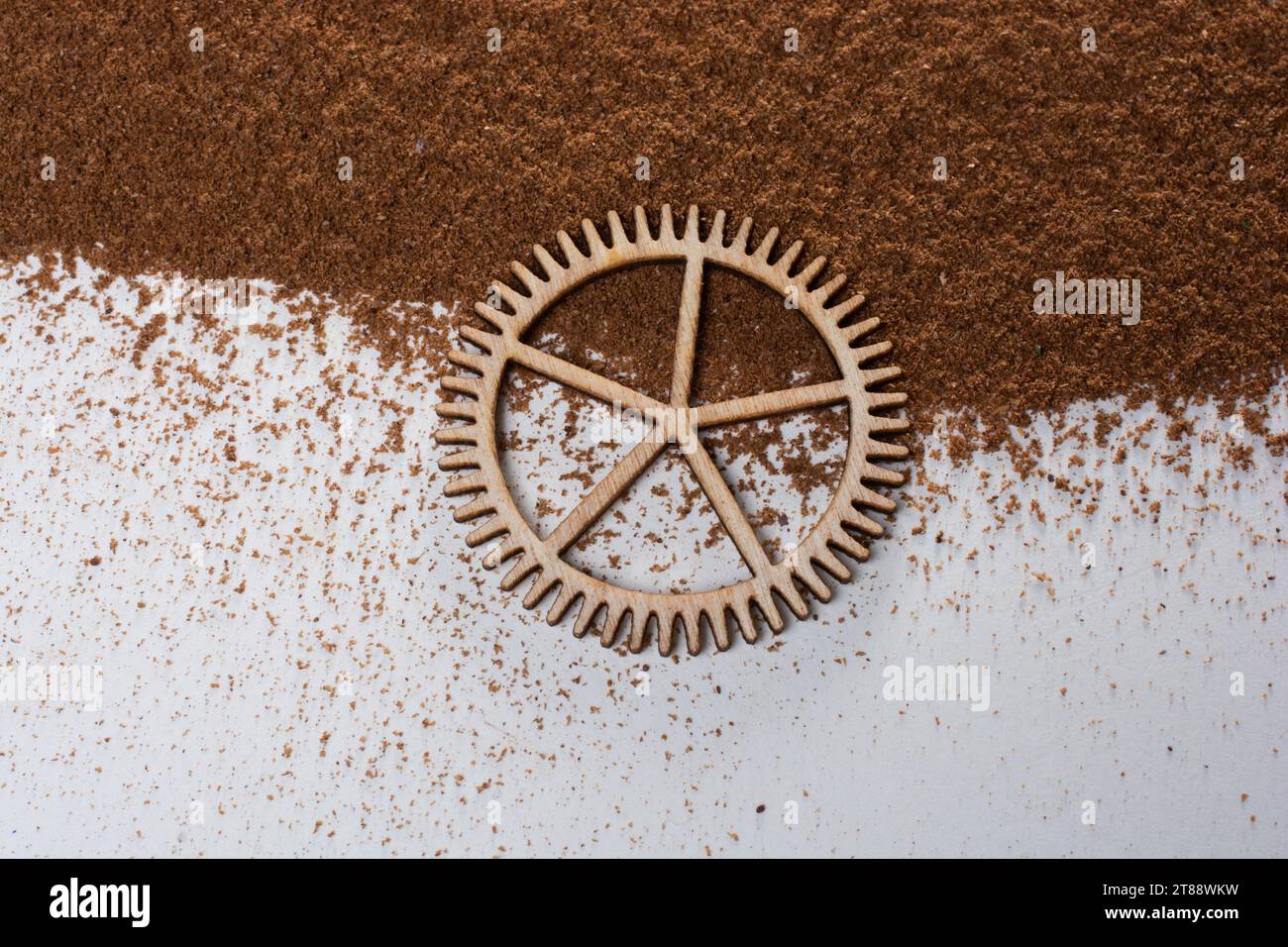 Gear wheels as The concept of mechanism and engineering Stock Photo - Alamy