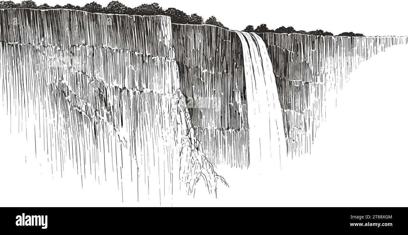 No people water feature Stock Vector Images - Alamy