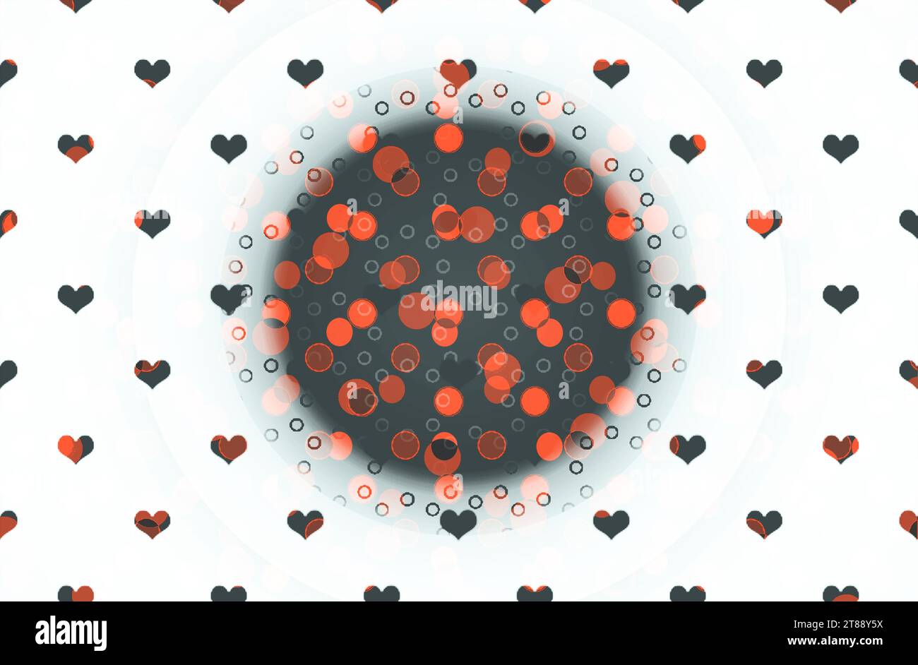 Creative abstract heart pattern background texture Stock Photo - Alamy