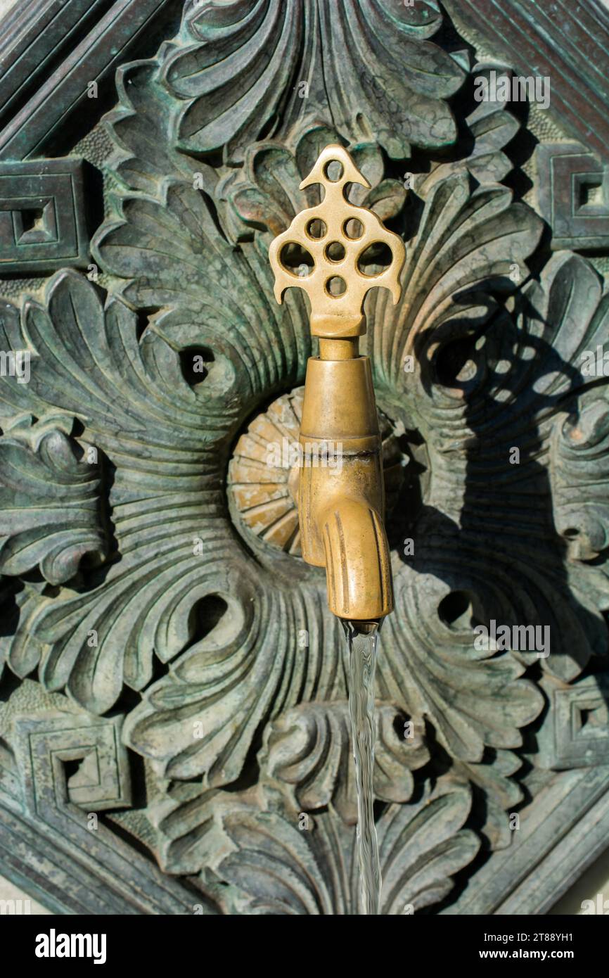Turkish Ottoman style water tap examples Stock Photo - Alamy