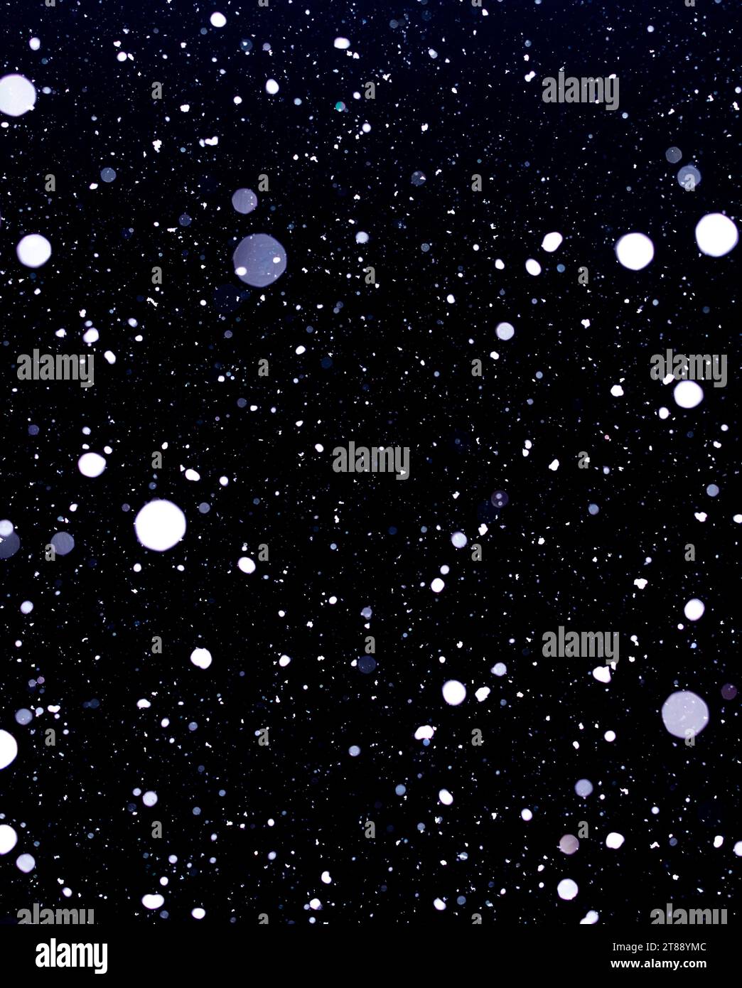 abstract texture background of snow falling at night Stock Photo - Alamy
