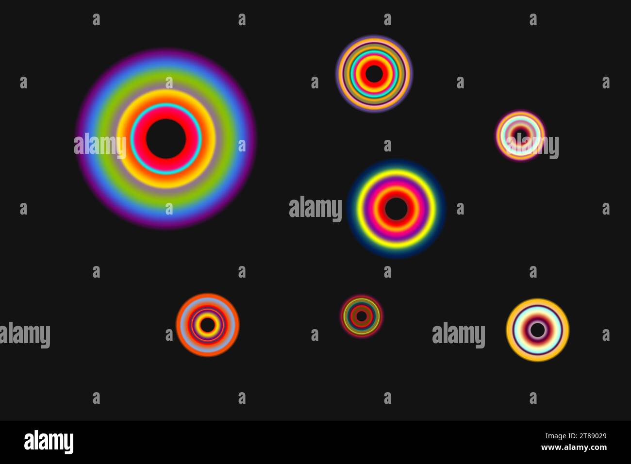 Abstract colorful circle geometric pattern design and background Stock ...