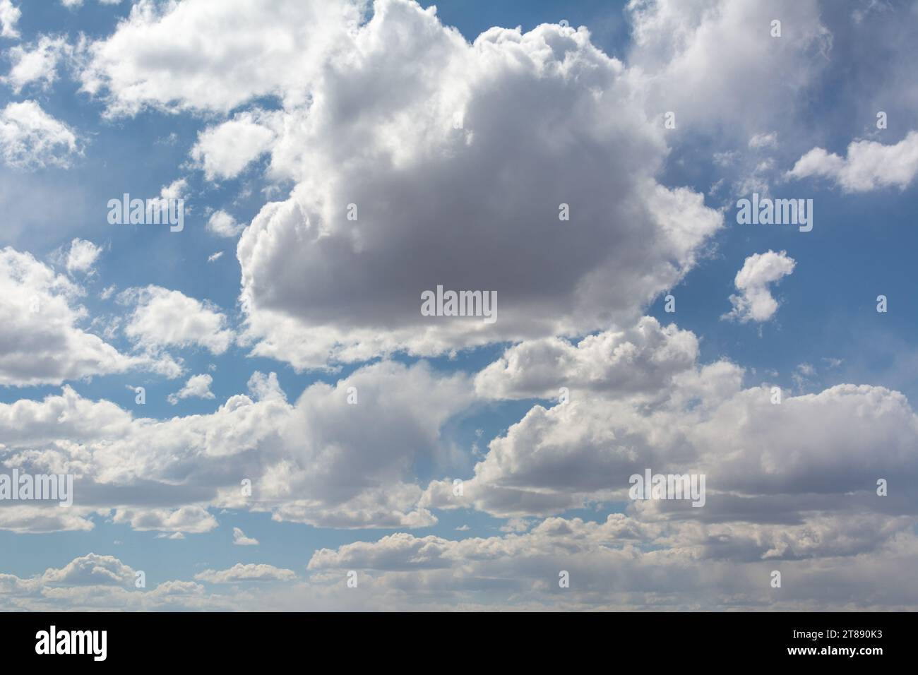 Beautiful clouds filled blue hi-res stock photography and images - Alamy