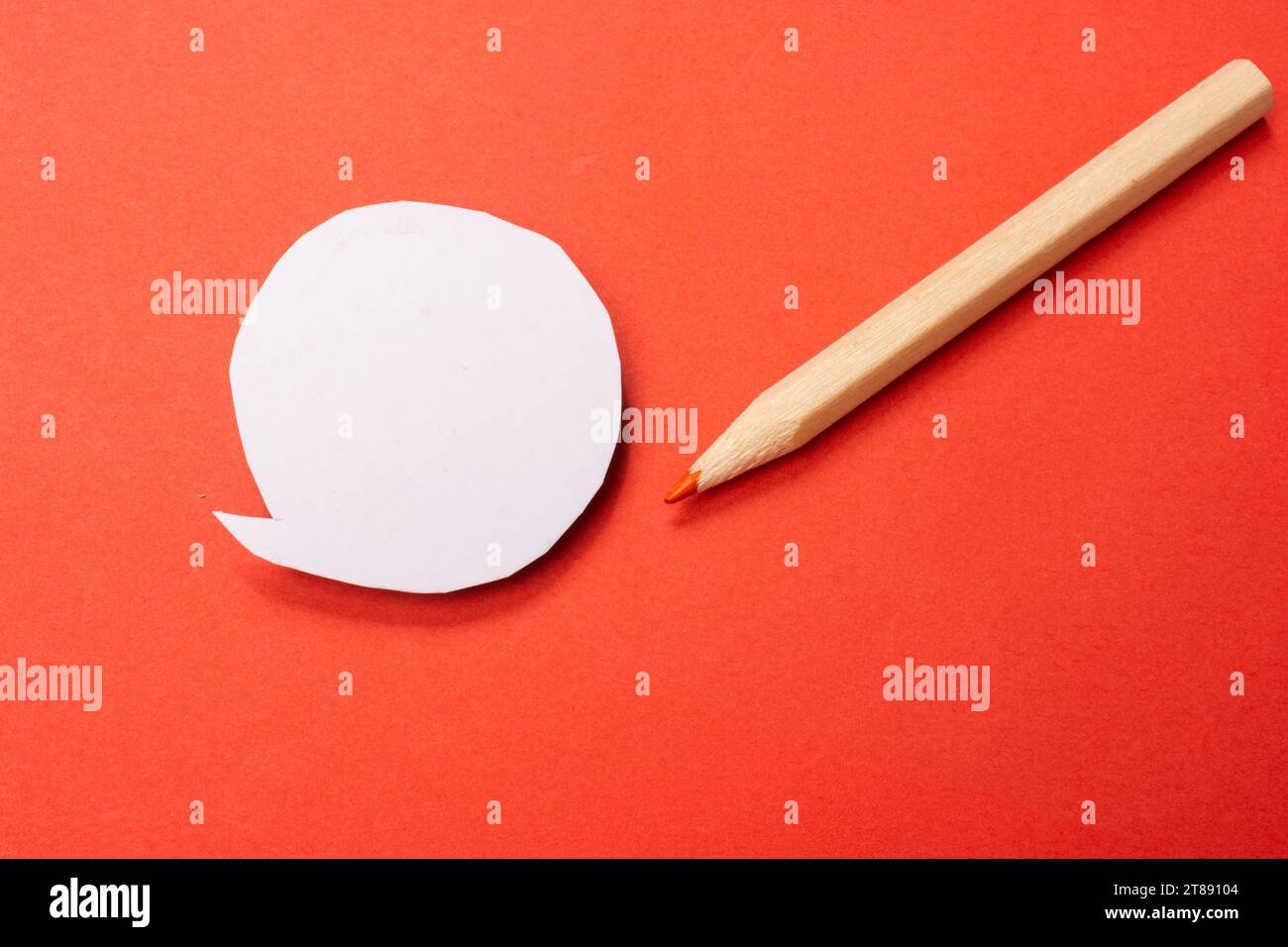 Mini speech bubble for expressing idea, thought and speech Stock Photo ...