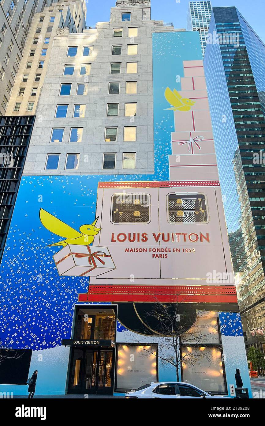 New York, United States. 02nd Nov, 2023. A Louis Vuitton Store is seen ...
