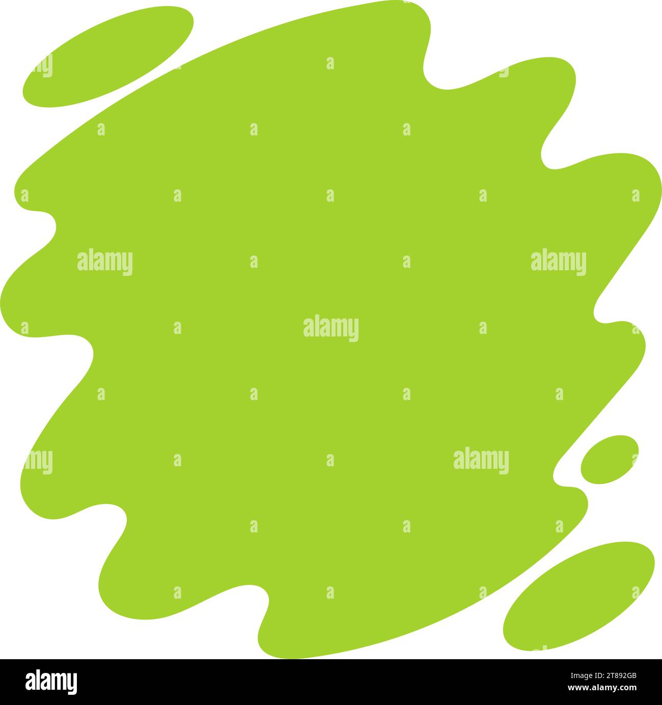 Green Blob Abstract Shape Vector Illustration Stock Vector Image & Art ...