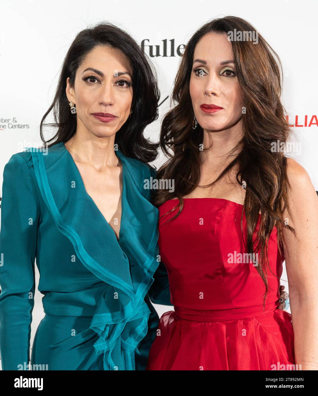 New York, USA. 18th Nov, 2023. Huma Abedin (L) attends 20th Annual ...