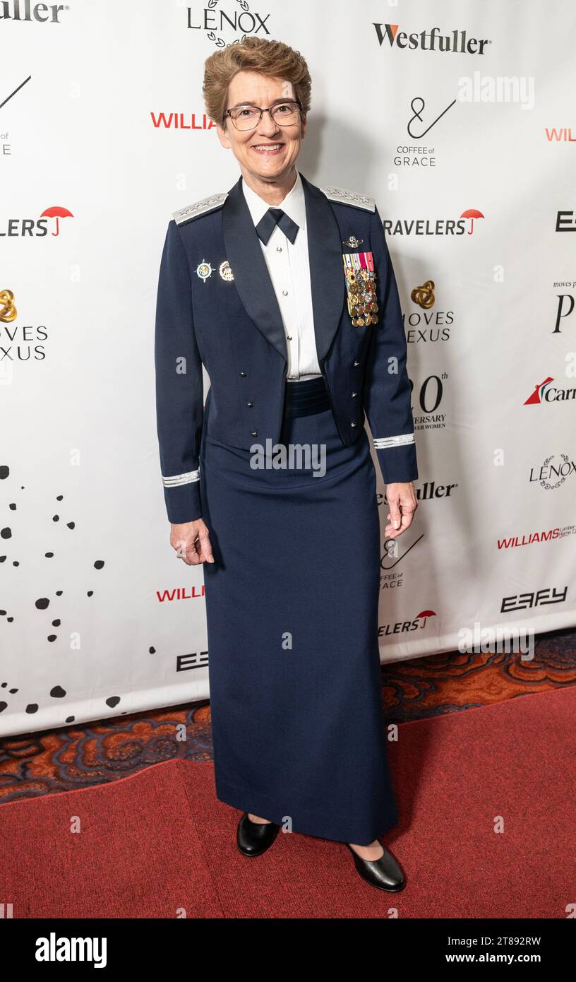 New York, USA. 18th Nov, 2023. General Jacqueline Van Ovost attends ...