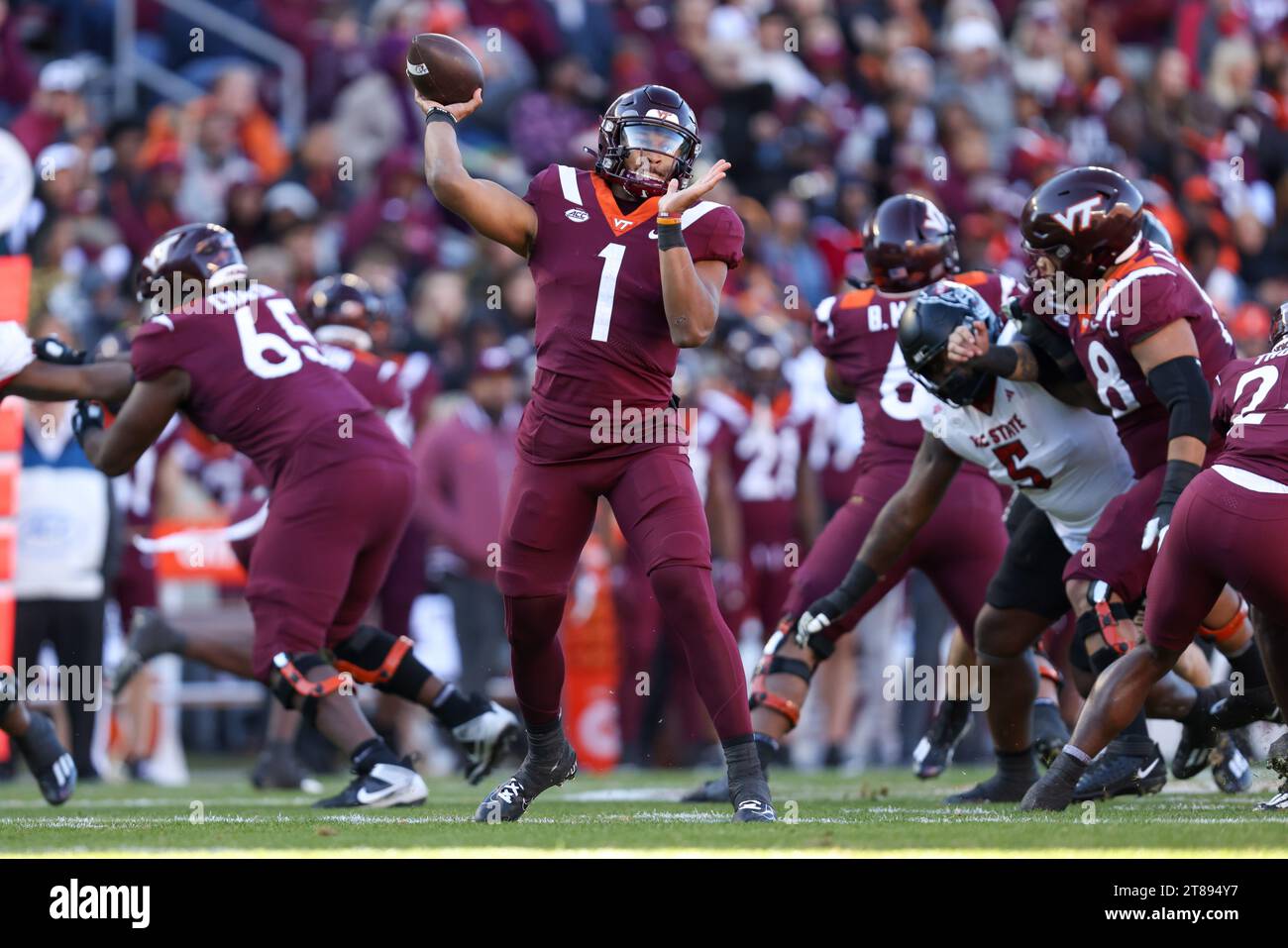 Blacksburg Usa 18th Nov 2023 November 18 2023 Virginia Tech