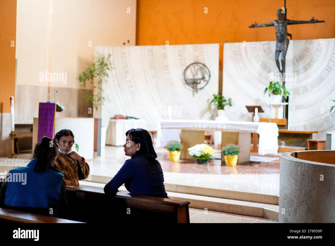 Transgender women Claudia Vittoria Salas from Argentina, left, Andrea ...