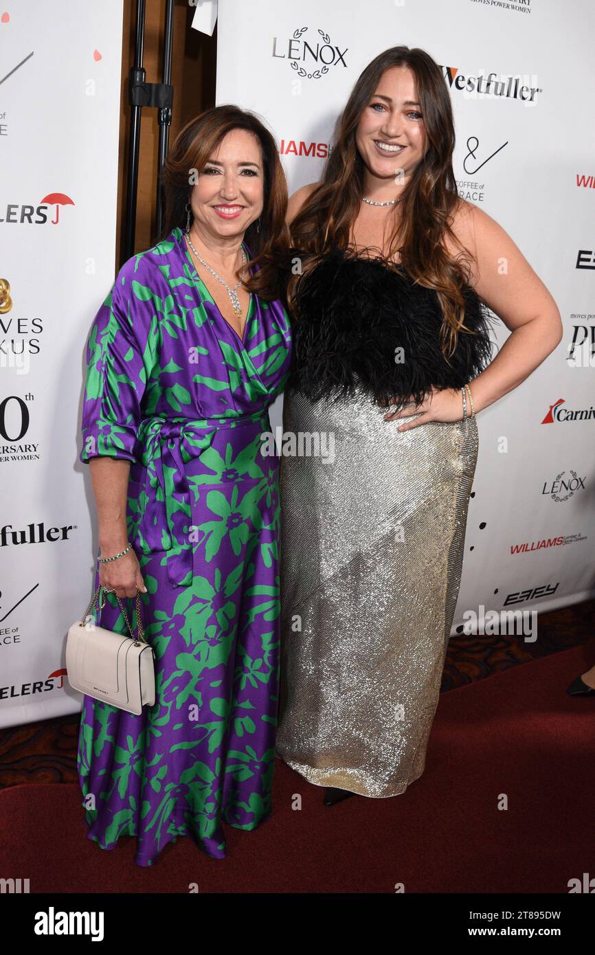 New York, NY, USA. 18th Nov, 2023. Christine Duffy and Danielle Duffy ...