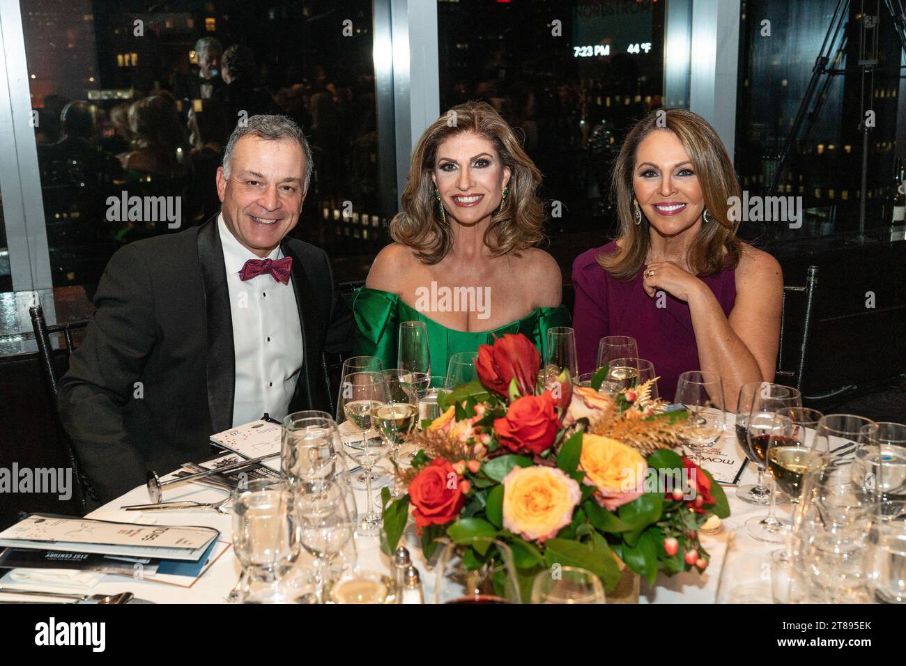New York, USA. 18th Nov, 2023. Teresa Rodriguez (C), Maria Elena ...