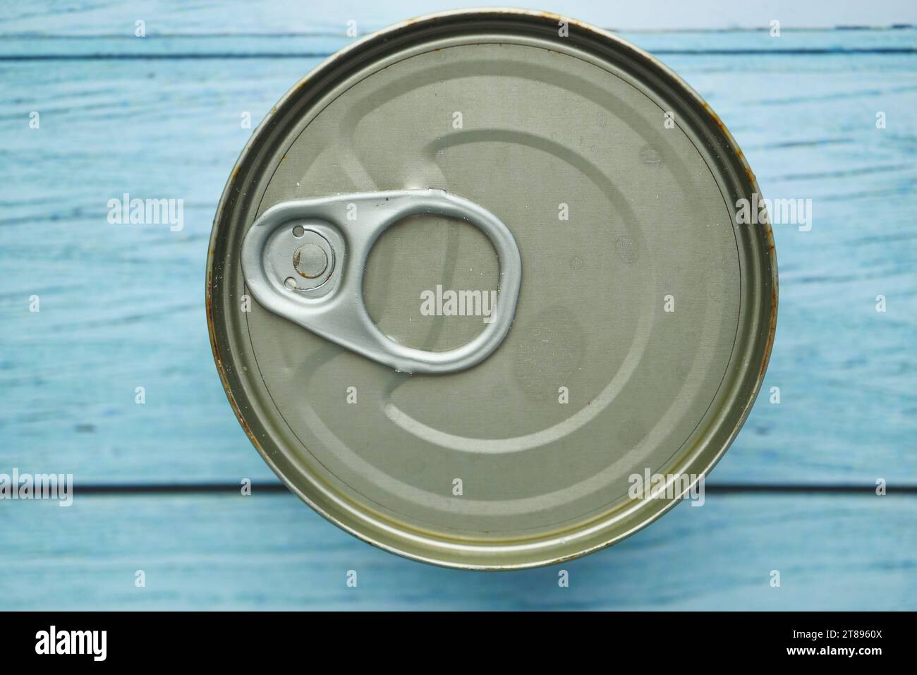 close up of a food can on white background Stock Photo - Alamy