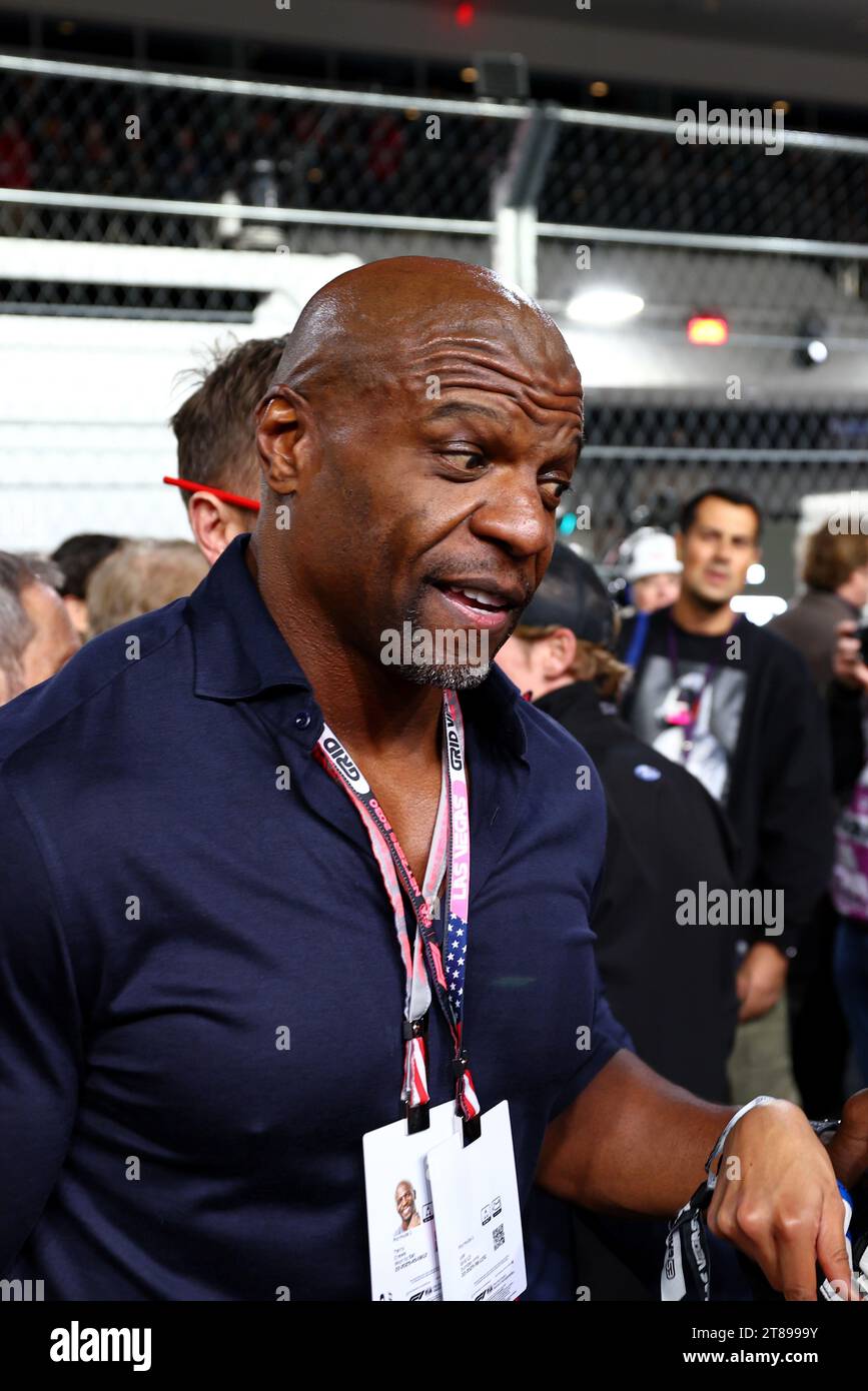 Las Vegas, USA. 18th Nov, 2023. Terry Crews (USA) Actor on the grid ...