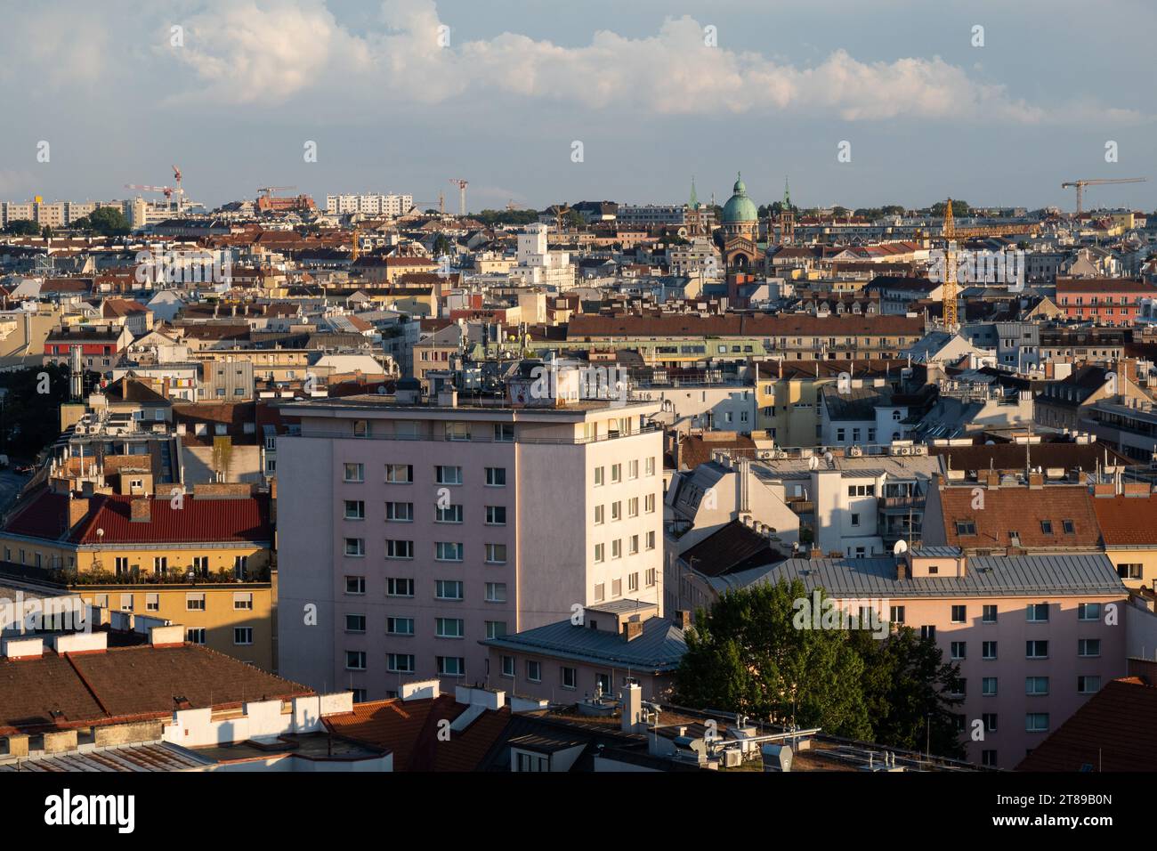 Veienna aerial view hi-res stock photography and images - Alamy