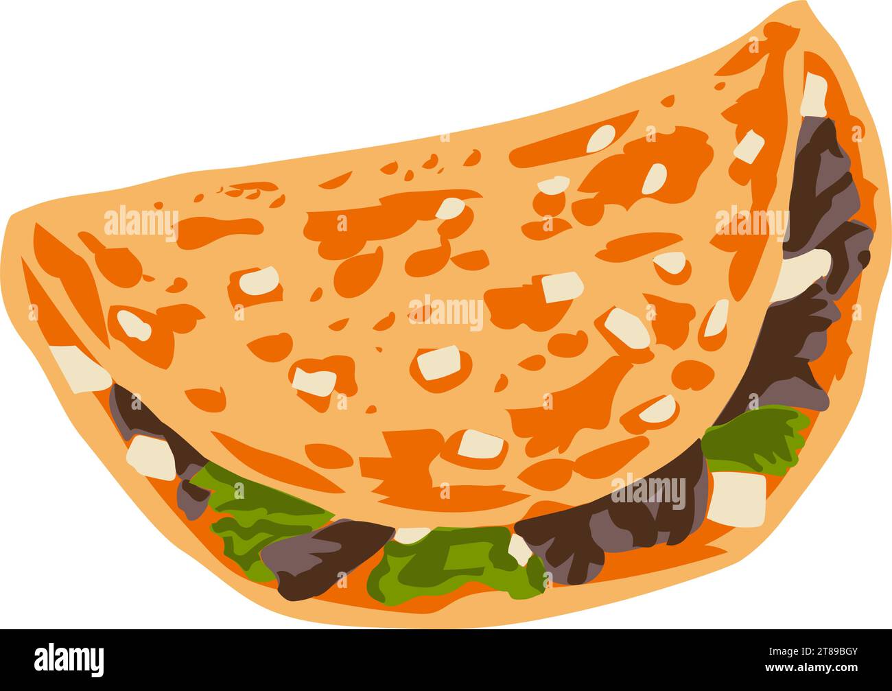 Tacos Birria Taco Quesabirria Quesadilla Drawing Art Illustration ...