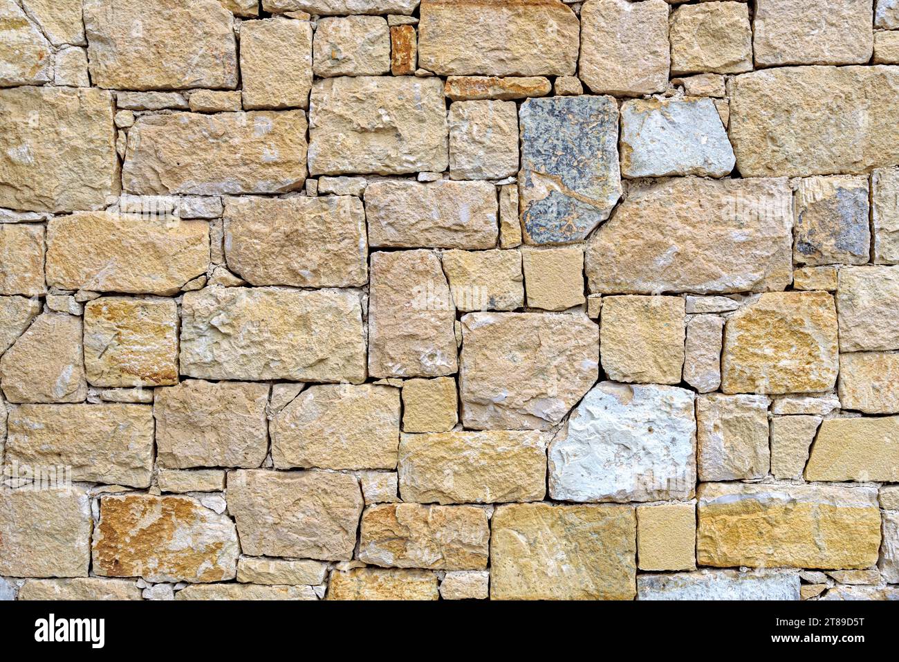 Ancient stone wall background. Limassol. Cyprus Stock Photo - Alamy