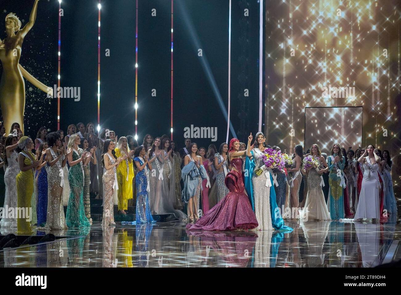 San Salvador, El Salvador. 18th Nov, 2023. Miss Nicaragua Sheynnis Palacios is crowned Miss ...