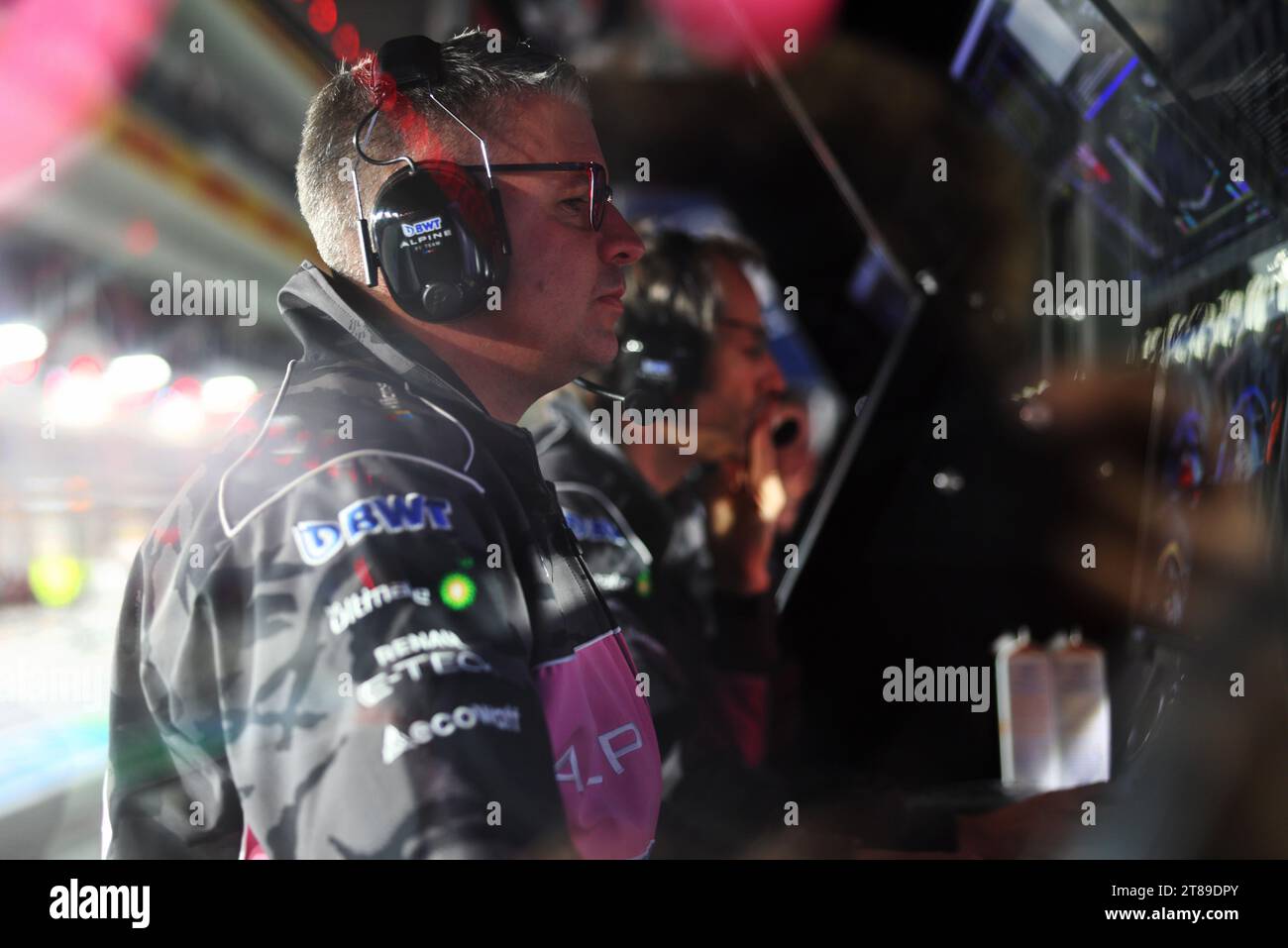 Las Vegas, USA. 18th Nov, 2023. Matt Harman (GBR) Alpine F1 Team ...