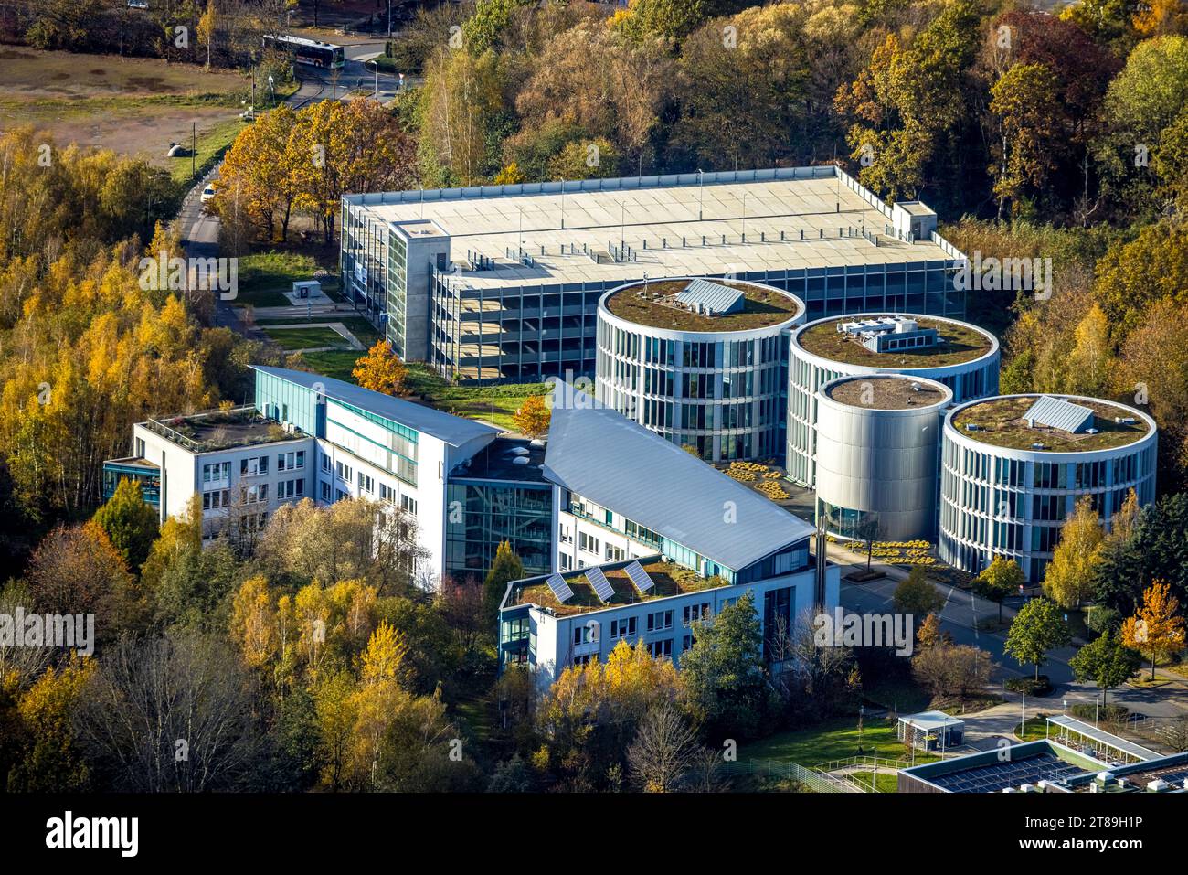 Aerial view, FEZ Research and Development Center and ZBZ Dental ...