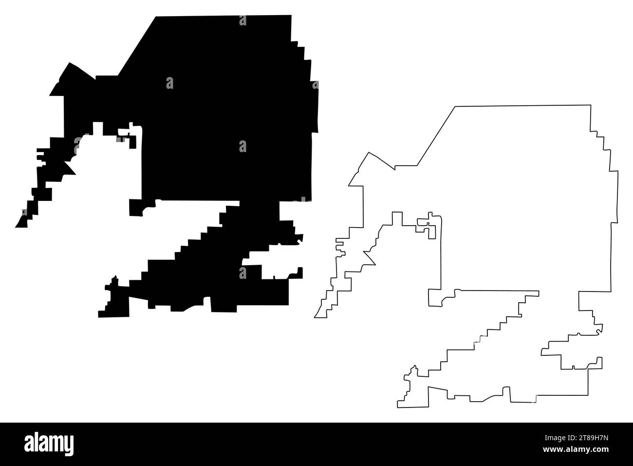 Hesperia map Black and White Stock Photos & Images - Alamy