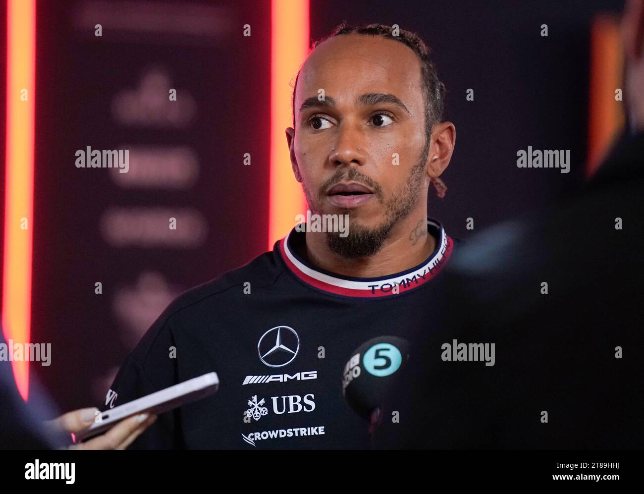 Las Vegas, Nevada, USA. 17th Nov, 2023. Nov. 17, 2023: Lewis Hamilton ...