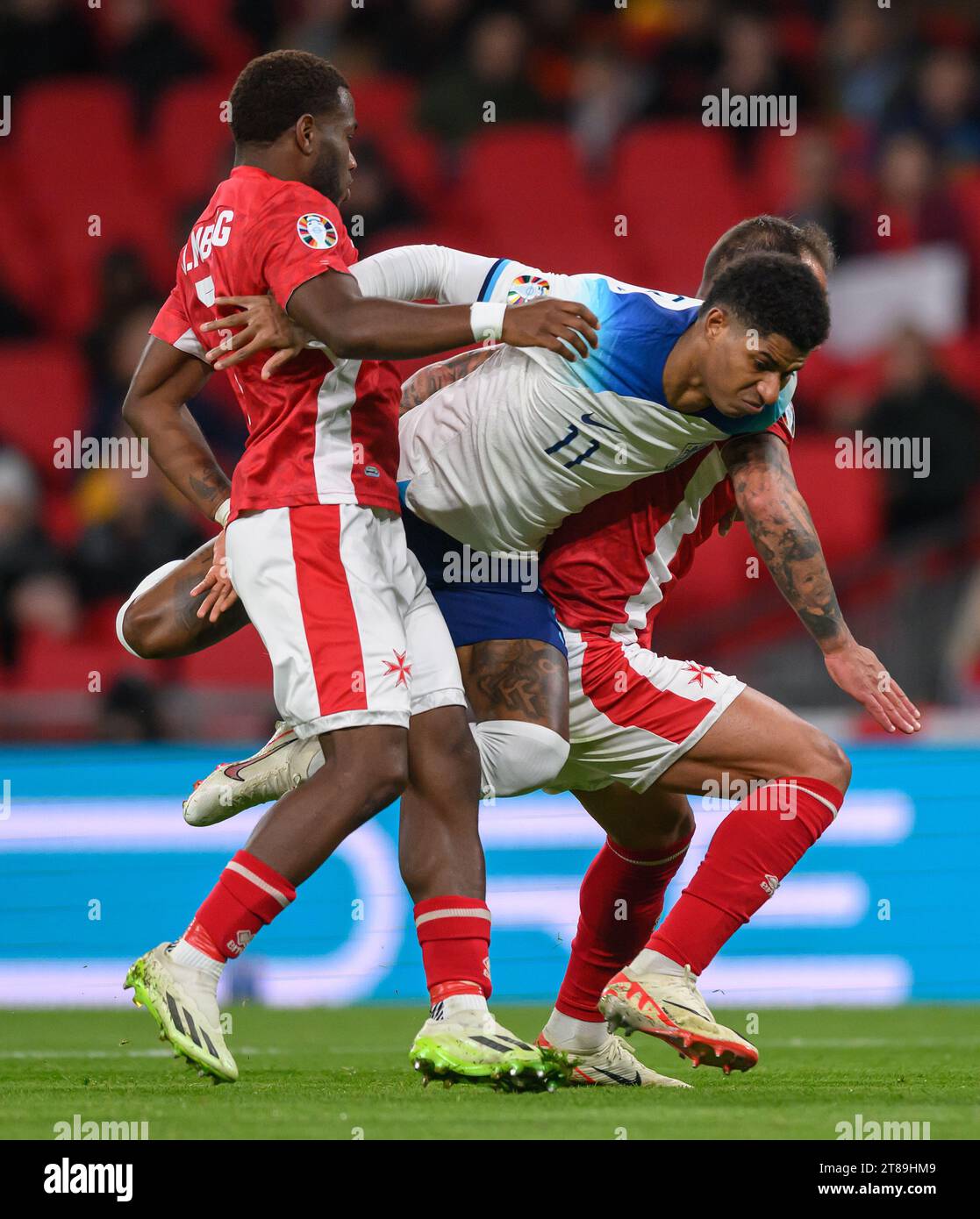 Wembley, London, UK. 17 Nov 2023 - England v Malta - Euro 2024 ...