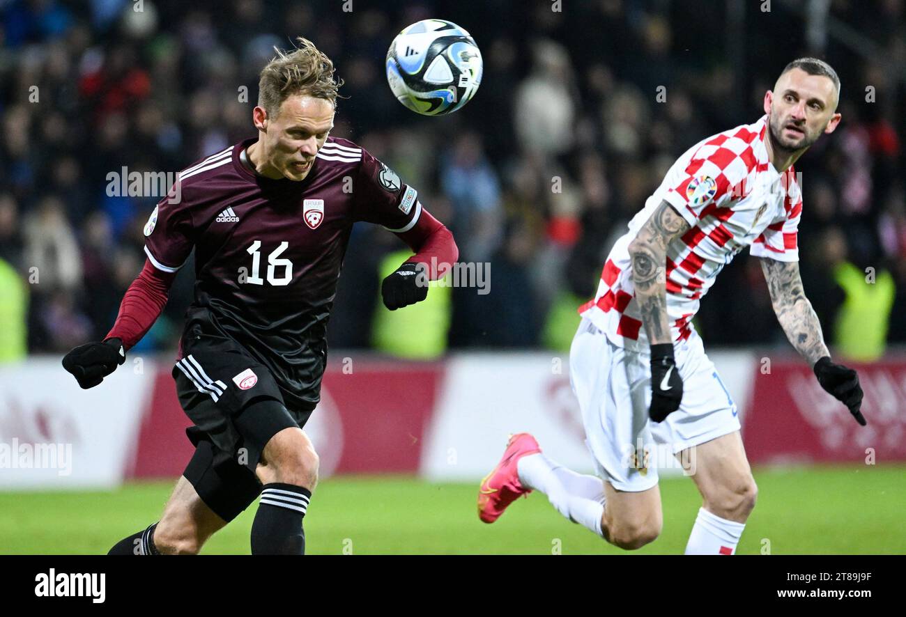 RECORD DATE NOT STATED Riga, Latvija, 181123. Stadion Sconto. Riga ...