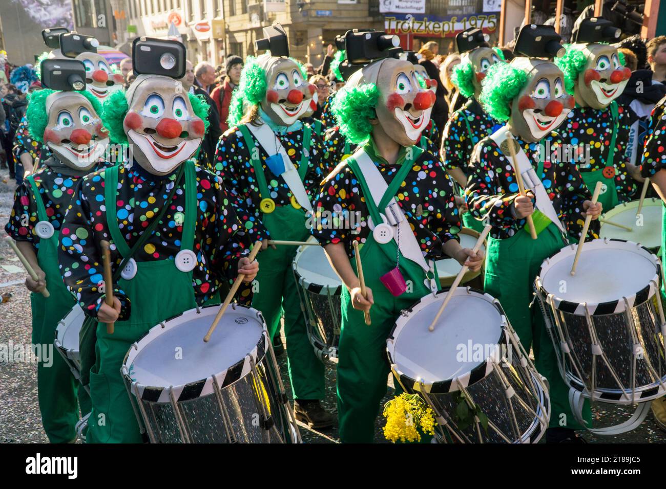 Colorful monster masks carnival hi-res stock photography and images - Alamy