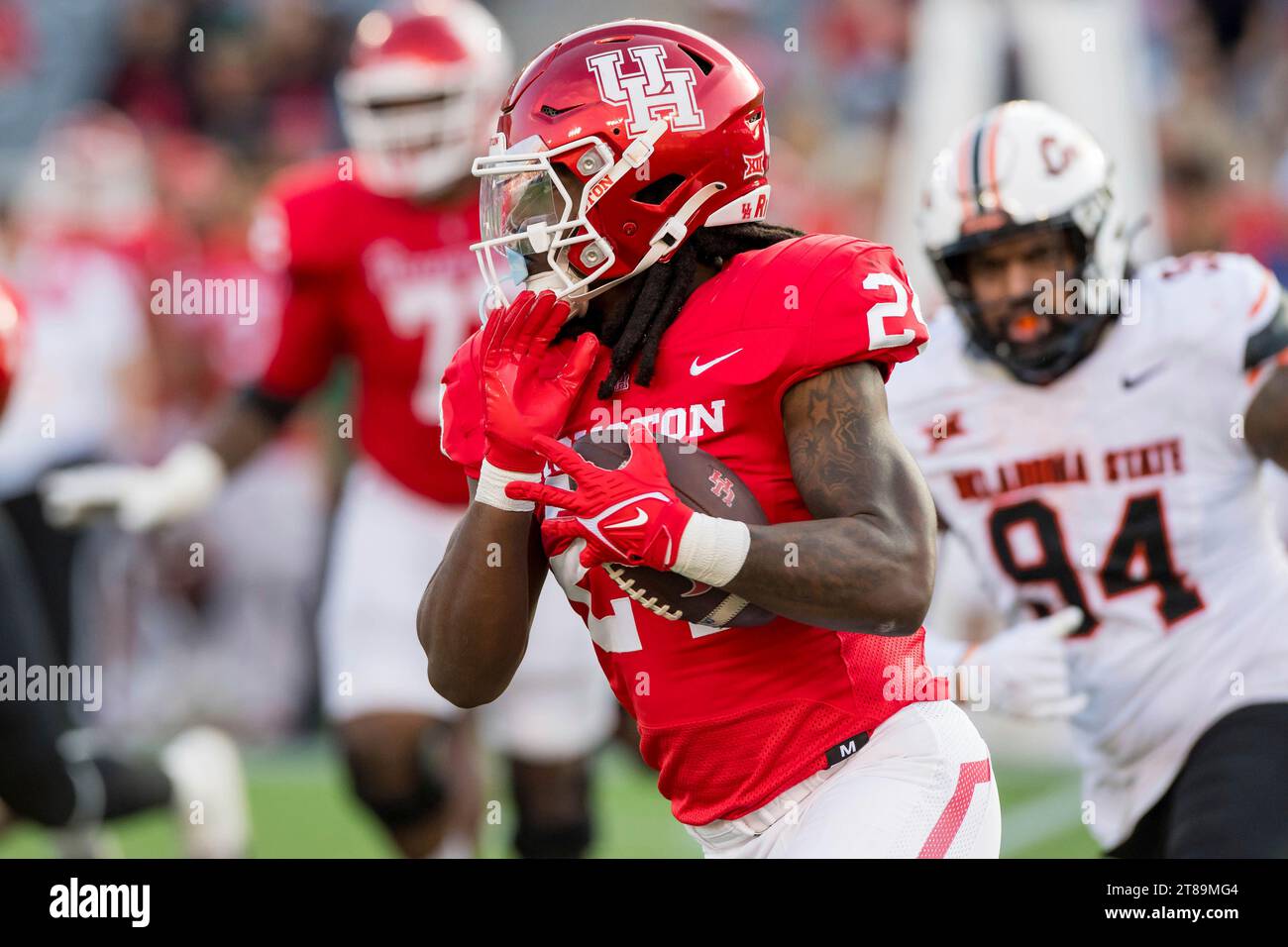 November 18, 2023: Houston Cougars running back Tony Mathis Jr. (24 ...