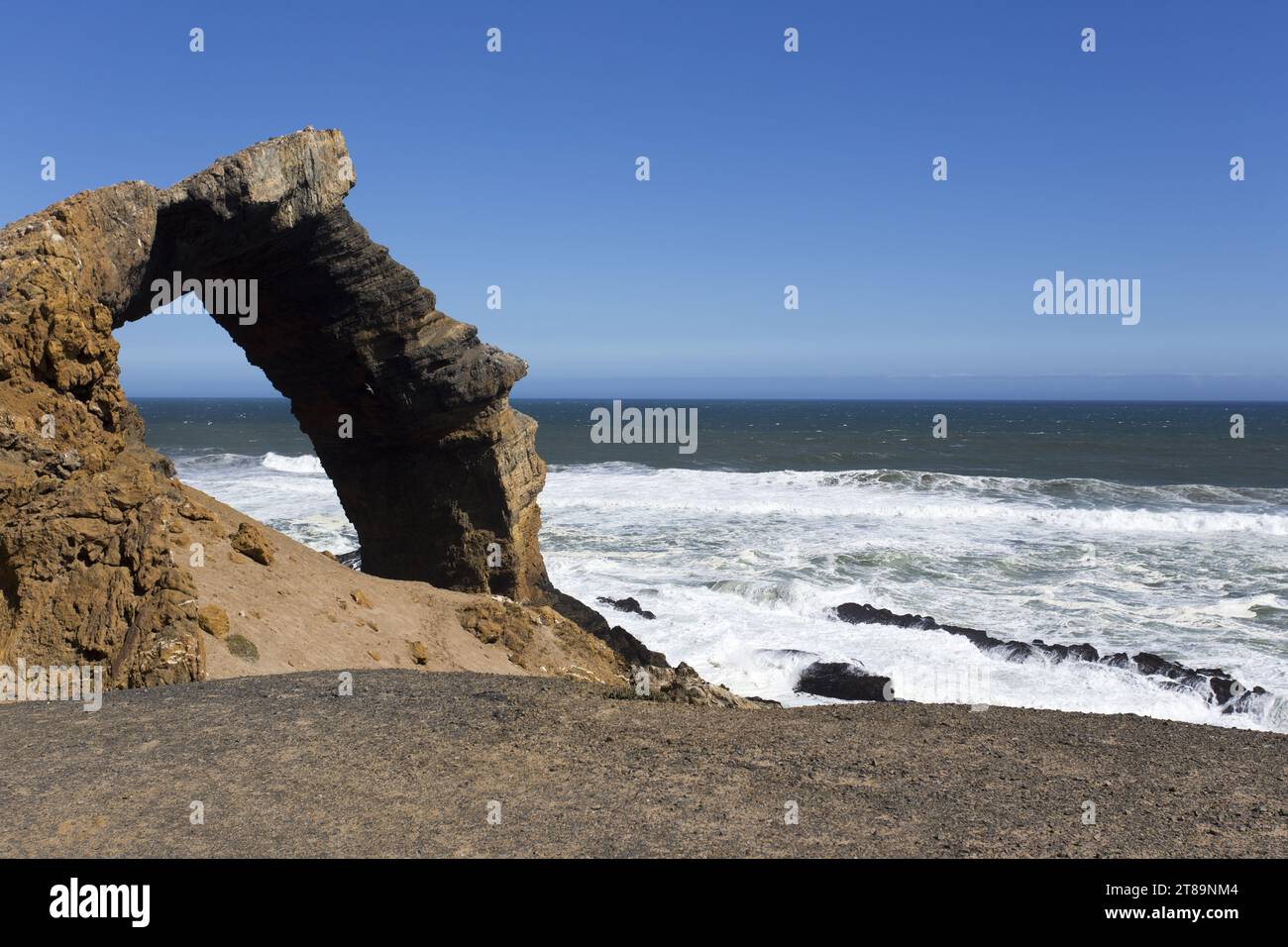 A view of Bogenfels arch at Luderitz, Namibia Stock Photo - Alamy
