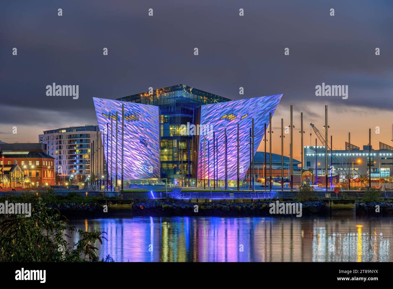 Belfast, Northern Ireland- November 3rd, 2023: The Titanic Belfast ...