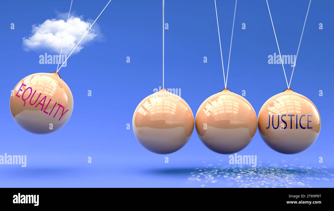 Equality leads to justice cause and effect relation between them hi-res ...