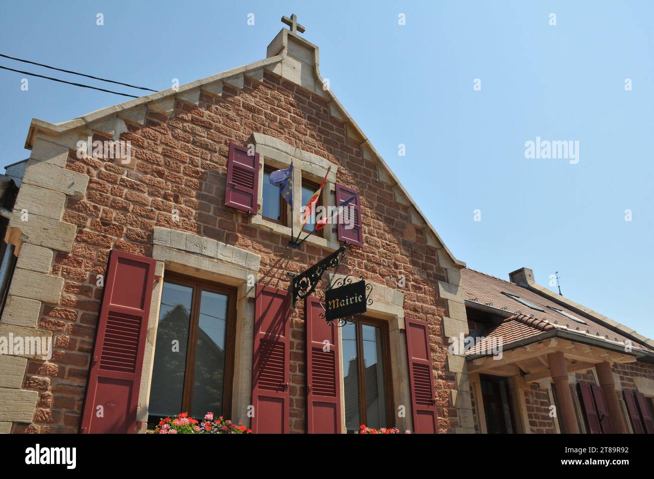 Wiintzenbach /Alsces/ France / 15 June 2023/ old homes and housed and ...