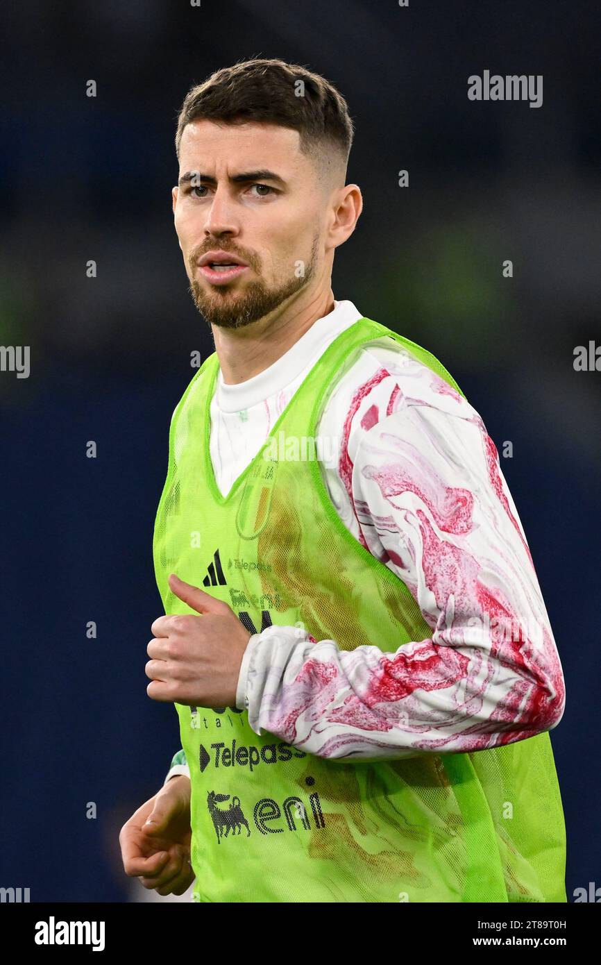 Jorginho Frello Filho Jorge Luis of Italy warms up during the Euro 2024 ...