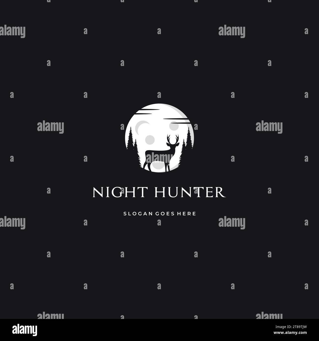 Male full moon Stock Vector Images - Alamy