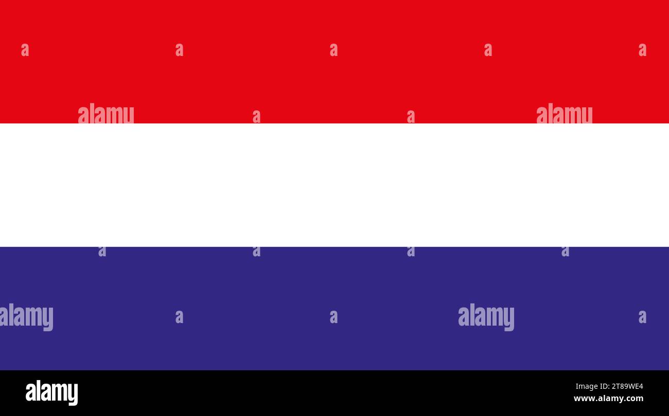 Red, white and blue Dutch flag Stock Photo - Alamy