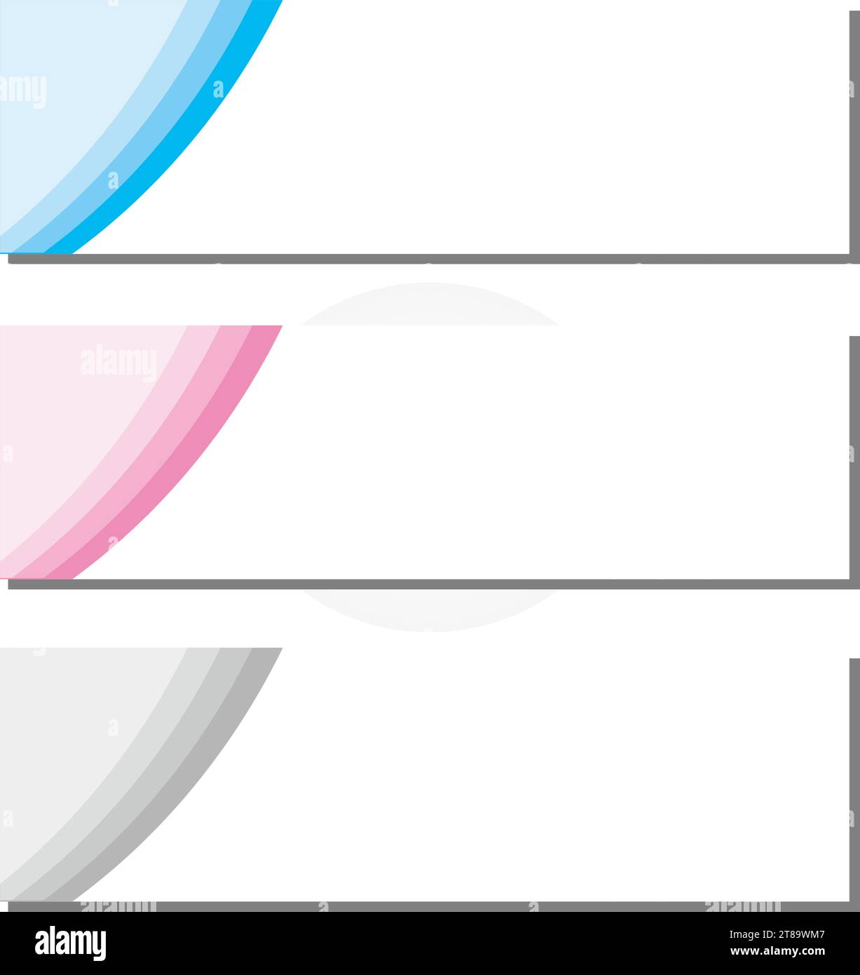 Abstract banner design white background vector illustration Stock ...