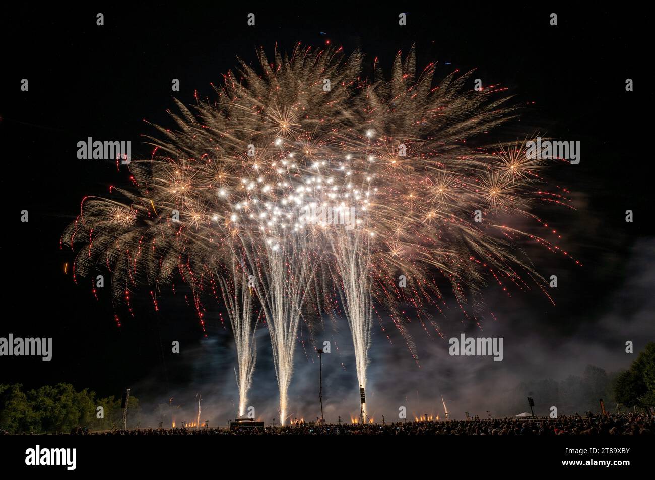 Fireworks Grand Color Stock Photo - Alamy