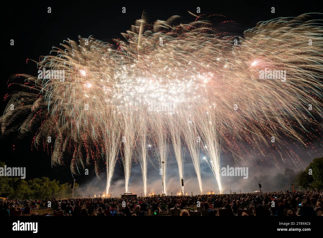 Fireworks Grand Color Stock Photo - Alamy