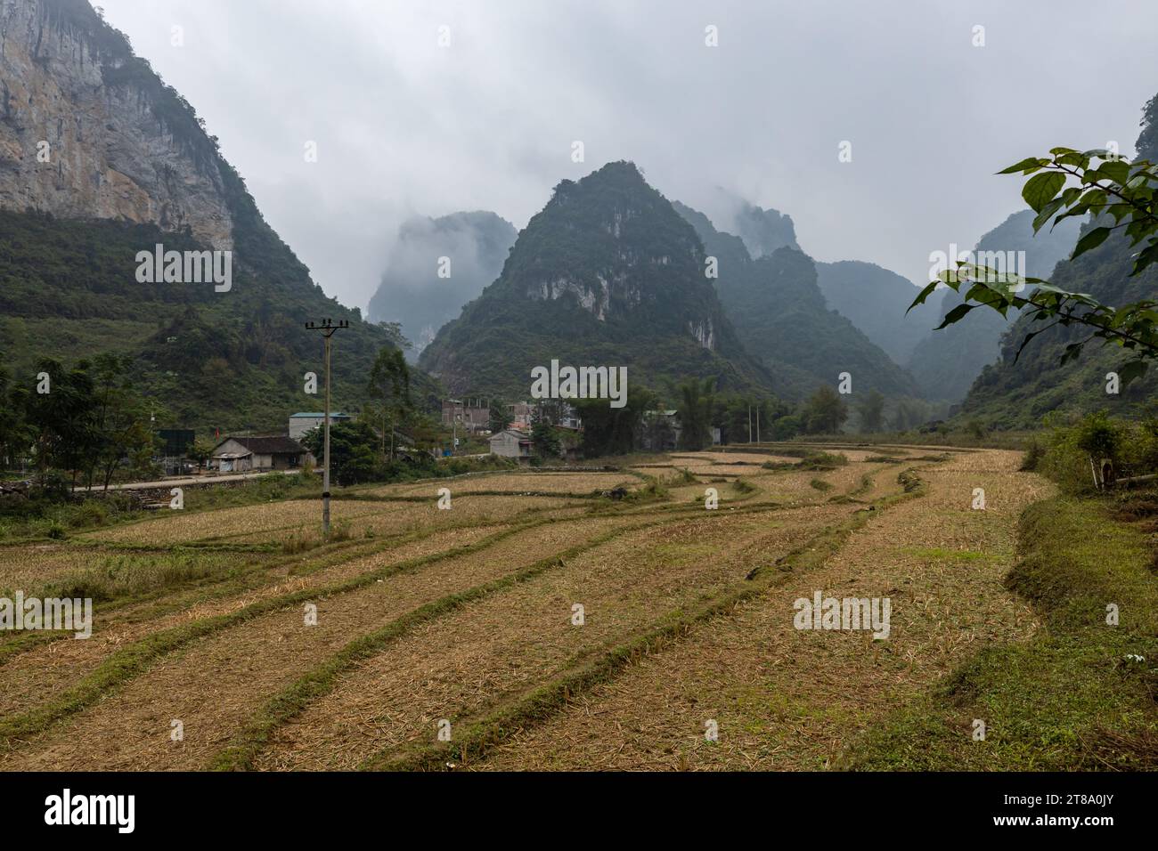 The Landscape at Ban Gioc in North Vietnam Stock Photo - Alamy