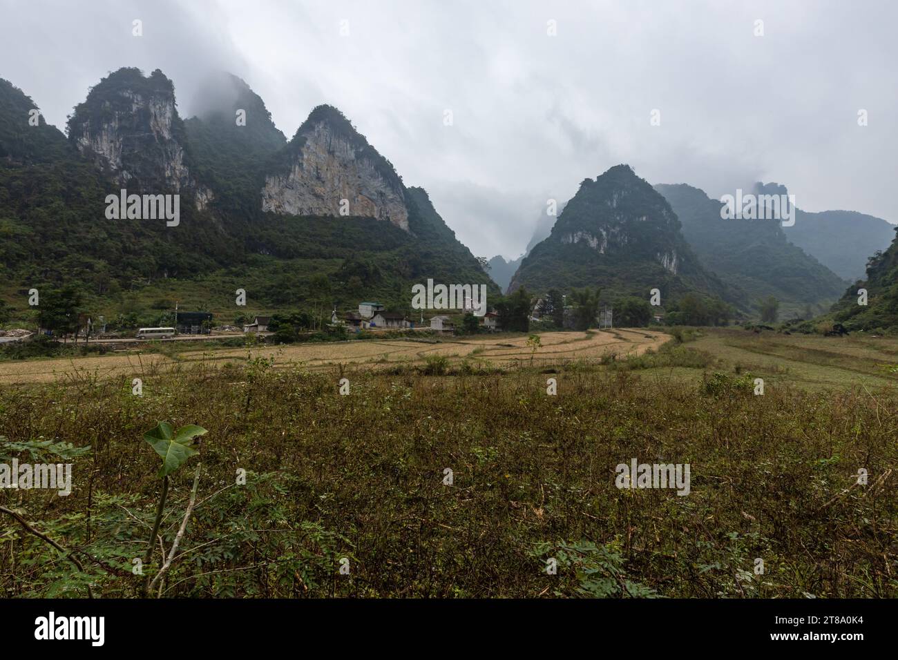 The Landscape at Ban Gioc in North Vietnam Stock Photo - Alamy