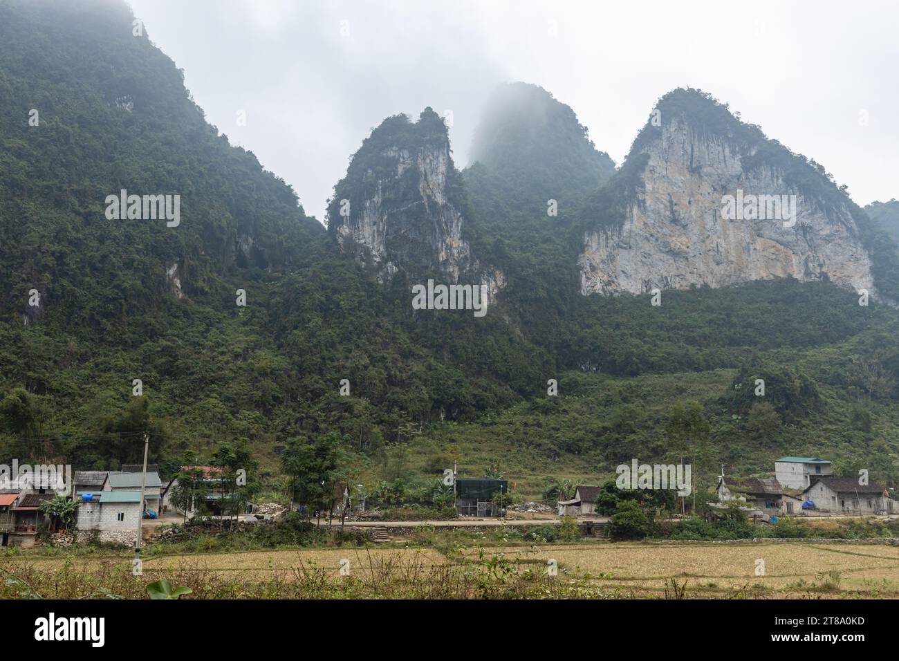 The Landscape at Ban Gioc in North Vietnam Stock Photo - Alamy