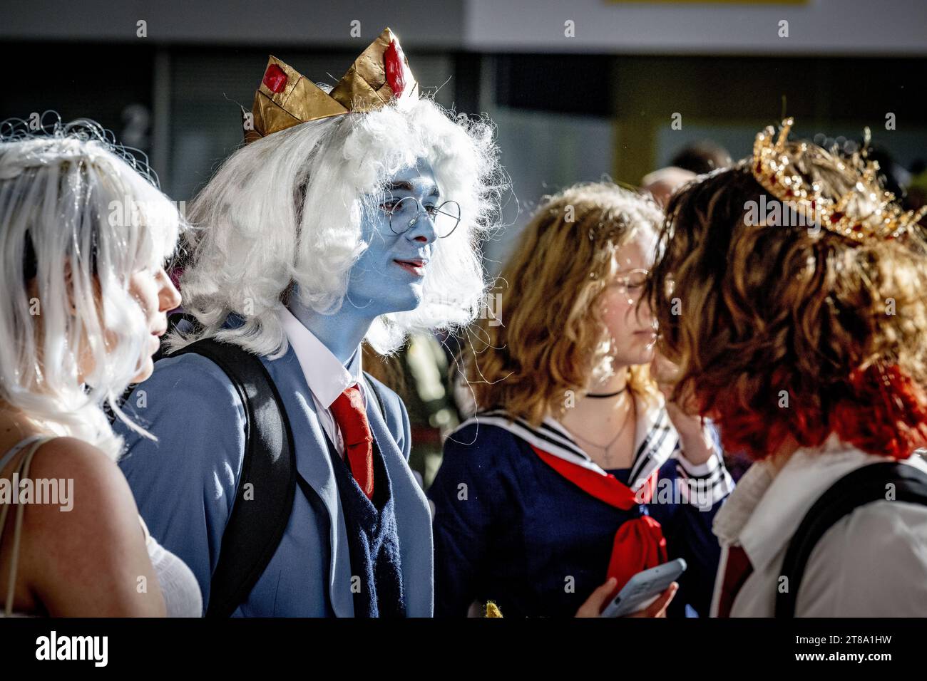 UTRECHT - Visitors in cosplay costume during the winter edition of ...